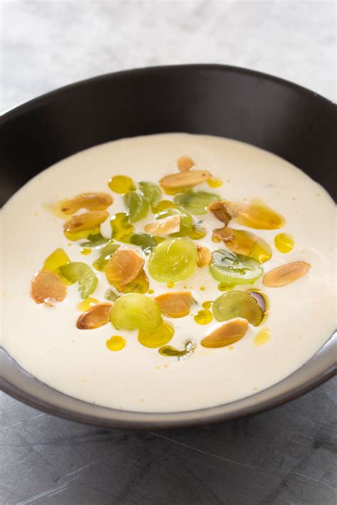 White Gazpacho America S Test Kitchen Recipes Food Spanish Soup