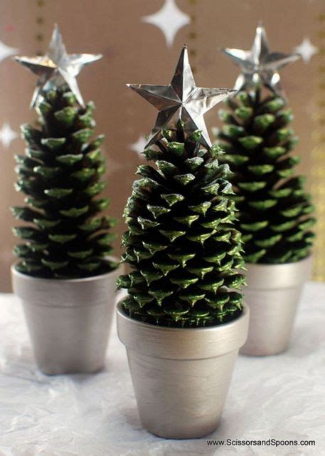 Enfeites De Natal Pinhas 29 Ideias Chiques Como Fazer