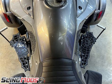 Can Am Spyder F Limited Front Floorboard Kit With Highway Pegs Pair