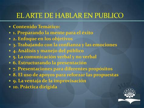 PPT EL ARTE DE HABLAR EN PUBLICO PowerPoint Presentation Free