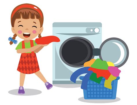 Cute Boy Throwing Dirty Laundry Into The Washing Machine 14831207