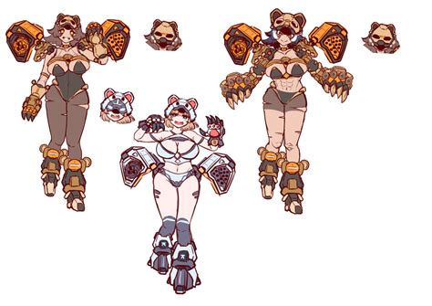 Rule 34 2024 3girls Abs Armored Femalemidriff Battlemech Battletech Bear Girl Bear Mask