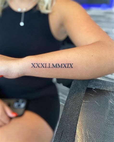 20 Awesome Roman Numeral Tattoo Ideas For Women Mom S Got The Stuff