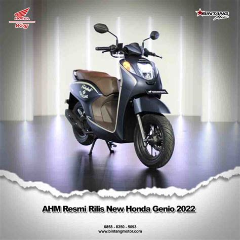 Ahm Resmi Rilis New Honda Genio Honda Bintang Motor