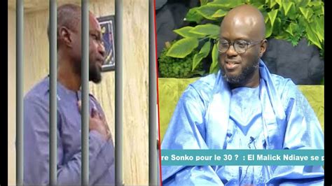 El Malick Ndiaye fait une annonce de taille Ce que Sonko prépare