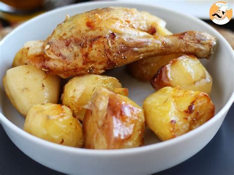 Pollo Asado Con Patatas Y Romero Receta Petitchef