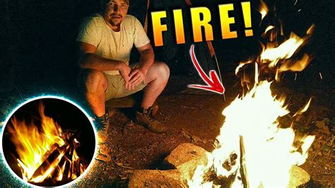 COMO FAZER UMA FOGUEIRA PARA SEU ACAMPAMENTO CAMPING FIRE YouTube