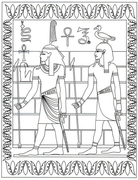 Desenhos De Egito Antigo Para Colorir Pintar E Imprimir