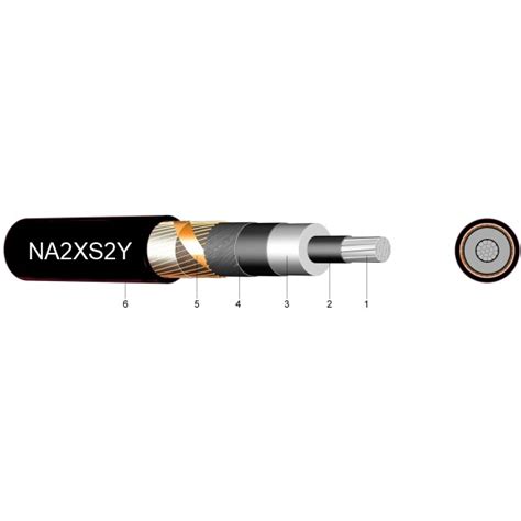 NA2XS2Y Aluminium Medium Voltage Power Cable With XLPE Insulation