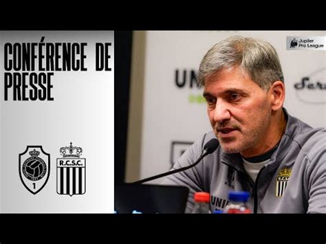 La conférence de presse avant Antwerp Charleroi YouTube