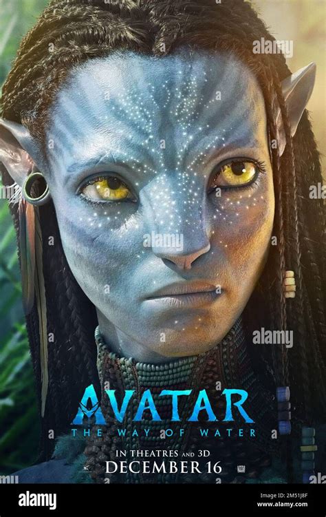 Avatar el camino del cartel del agua fotografías e imágenes de alta