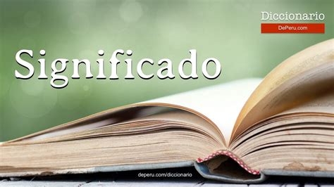 Palabra Significado En El Diccionario