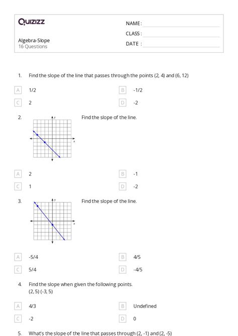 50 Algebra Worksheets For 9th Class On Quizizz Free Printable