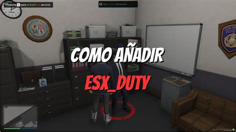 Como añadir script Entrar Salir de Servicio fivem ESX YouTube