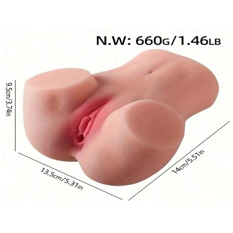 1 Pieza Masturbador De Muñeca De Sexo Tpe 3d Con Vagina Y Ano Gran