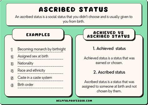 Ascribed Status Examples Sociology Guide Free Hot Nude Porn