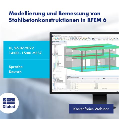 Modelado y cálculo de estructuras de hormigón concreto armado en RFEM 6