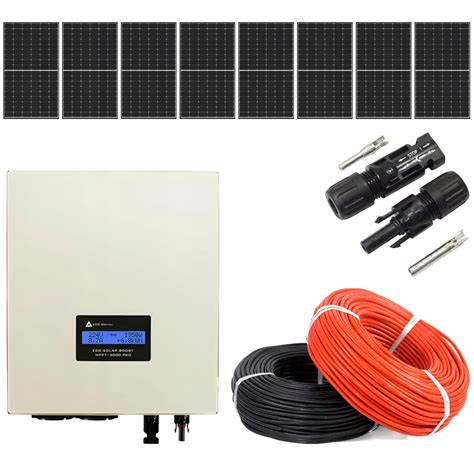 8 X Jinko Solar 445W 3560W 3 5kW ZESTAW SOLARNY DO GRZANIA WODY W