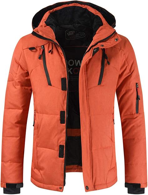 YLXD Doudoune Thermique Pour Homme En Hiver Manteau Rembourré Manteau