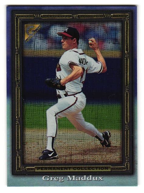 Topps Gallery Permanent Collection Greg Maddux For Sale