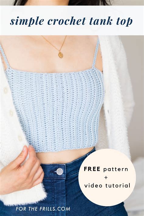 Beginner Crochet Crop Top Free Pattern Video Tutorial Artofit