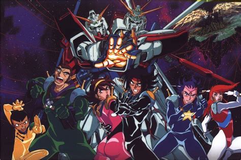 Rain Mikamura Domon Kasshu God Gundam Devil Gundam Argo Gulskii