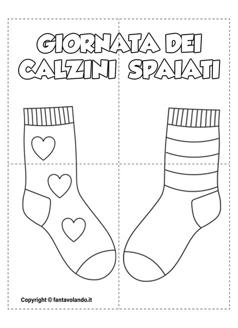 Puzzle Per La Giornata Dei Calzini Spaiati Fantavolando Calzini