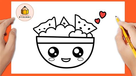 Jak narysować nachos kawaii Łatwe rysunki YouTube