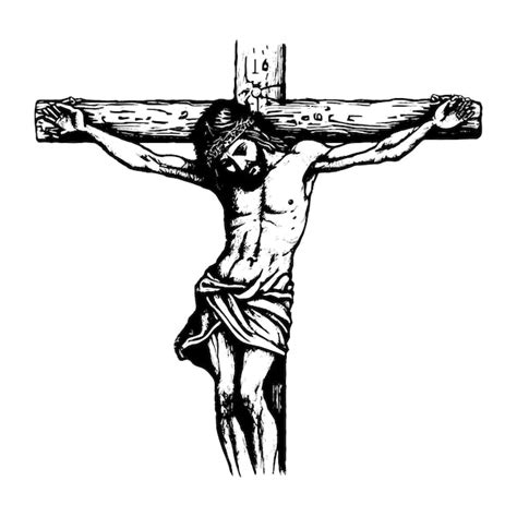 Jesucristo El Hijo De Dios En Una Corona De Espinas En Su Cabeza Un