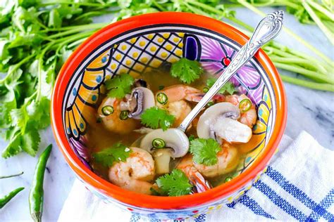 Tom Yum Soup Spicy Thai Soup With Shrimp Recipe