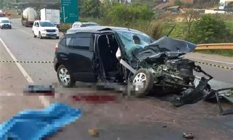 Batida entre carro e caminhão deixa uma pessoa morta na BR 356