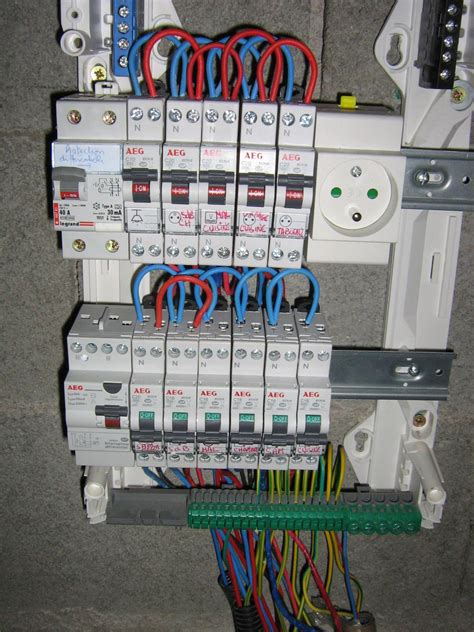 Cablage Tableau Electrique Aeg Maison Travaux