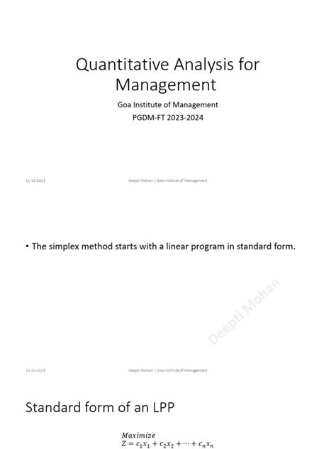 session 5 simplex method pdf computational science mathematical analysis