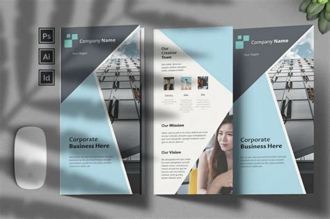 Corporate Tri Fold Brochure Template Design Shack
