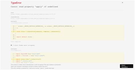 Invisible Reducer Example Codesandbox