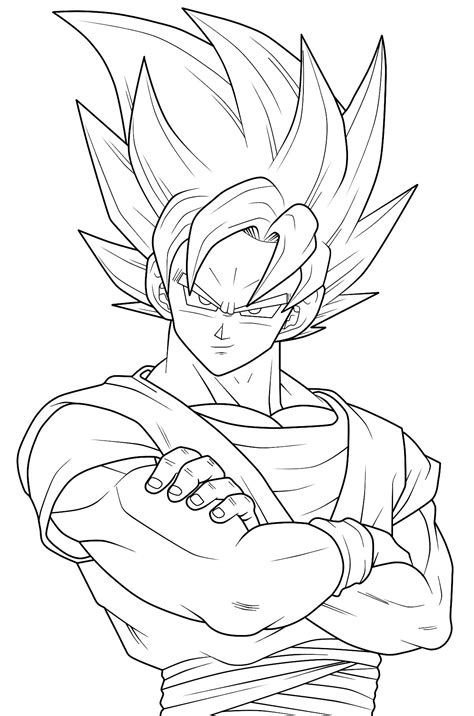 Desenhos do Goku para colorir Dicas Práticas