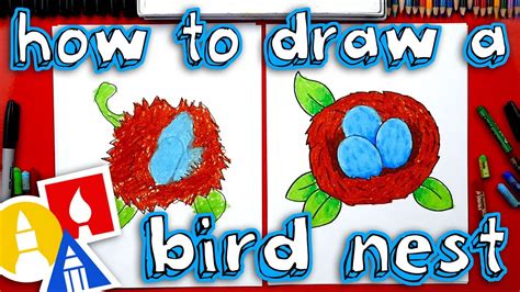 How To Draw A Bird S Nest With Eggs Youtube