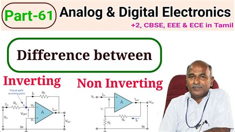 Diffrence Between Inverting Amplifier And Non Inverting Amplifier In