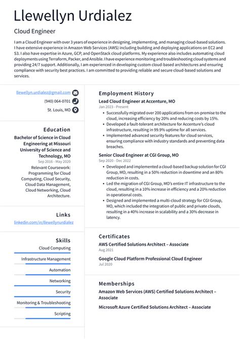 Netflix Cloud Engineer Resume Examples ResumeCat