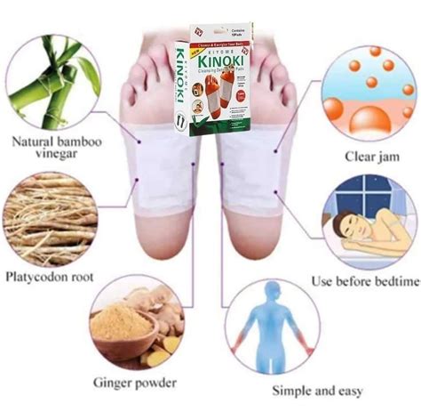 Parches Desintoxicantes Cuerpo Kinoki Aplicar En Pies Env O Gratis
