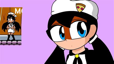 dibujé a peppina ramen de pizza tower mod YouTube