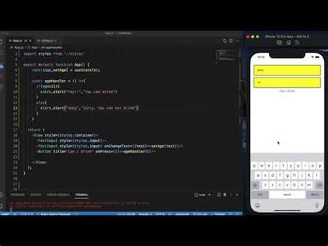 React Native Tutorial 13 React Native Alert YouTube