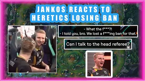 JANKOS Reacts To Heretics LOSING BAN YouTube