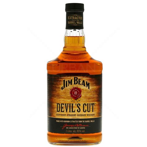 Jim Beam Devil S Cut American Bourbon Whiskey 1L 45 Vol Jim Beam