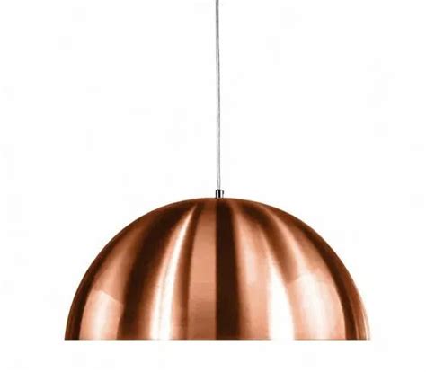 Pendente Meia LuaPendente lustre meia lua Ø40cm em alumínio cobre 1xE27