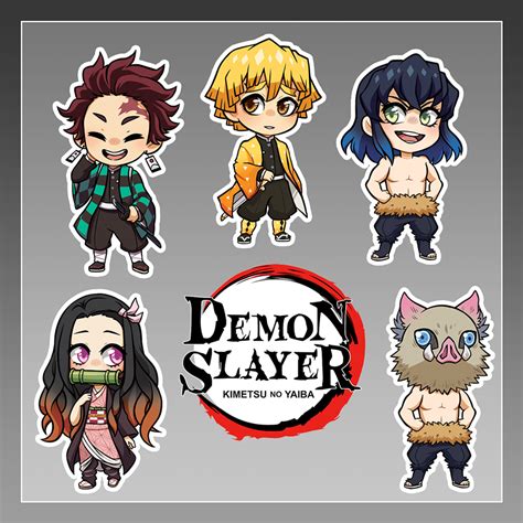 Demon Slayer Stickers Printable