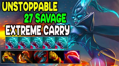UNSTOPPABLE PHANTOM ASSASSIN INTENSE 27 KILL EXTREME CARRY DOTA 2