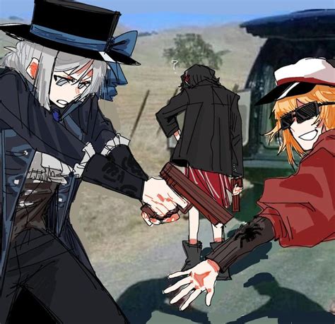 Two Anime Characters Are Fighting With Each Other
