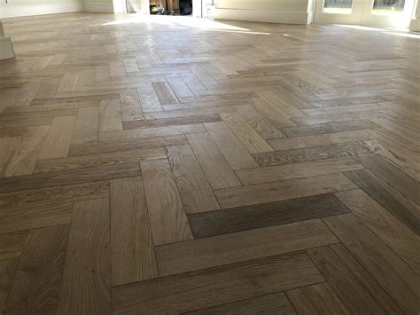 Herringbone Floor Installation Underfloor Heating Midhurst
