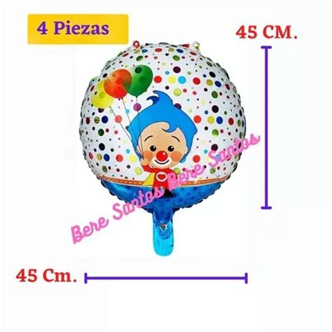 Decoración Globos Payasito Plim Plim Fiestas Cumpleaños en venta en